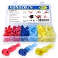 120pcs T Tap Quick Wire Connector Kit Self Stripping Splicing Wire