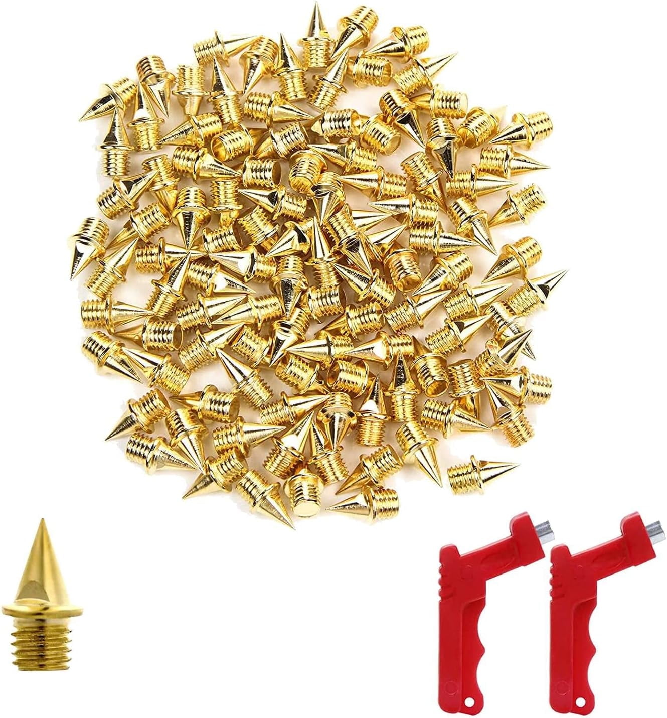 120Pcs 1/4 Inch Track Spikes for Track Shoes,Replacement Spikes for ...