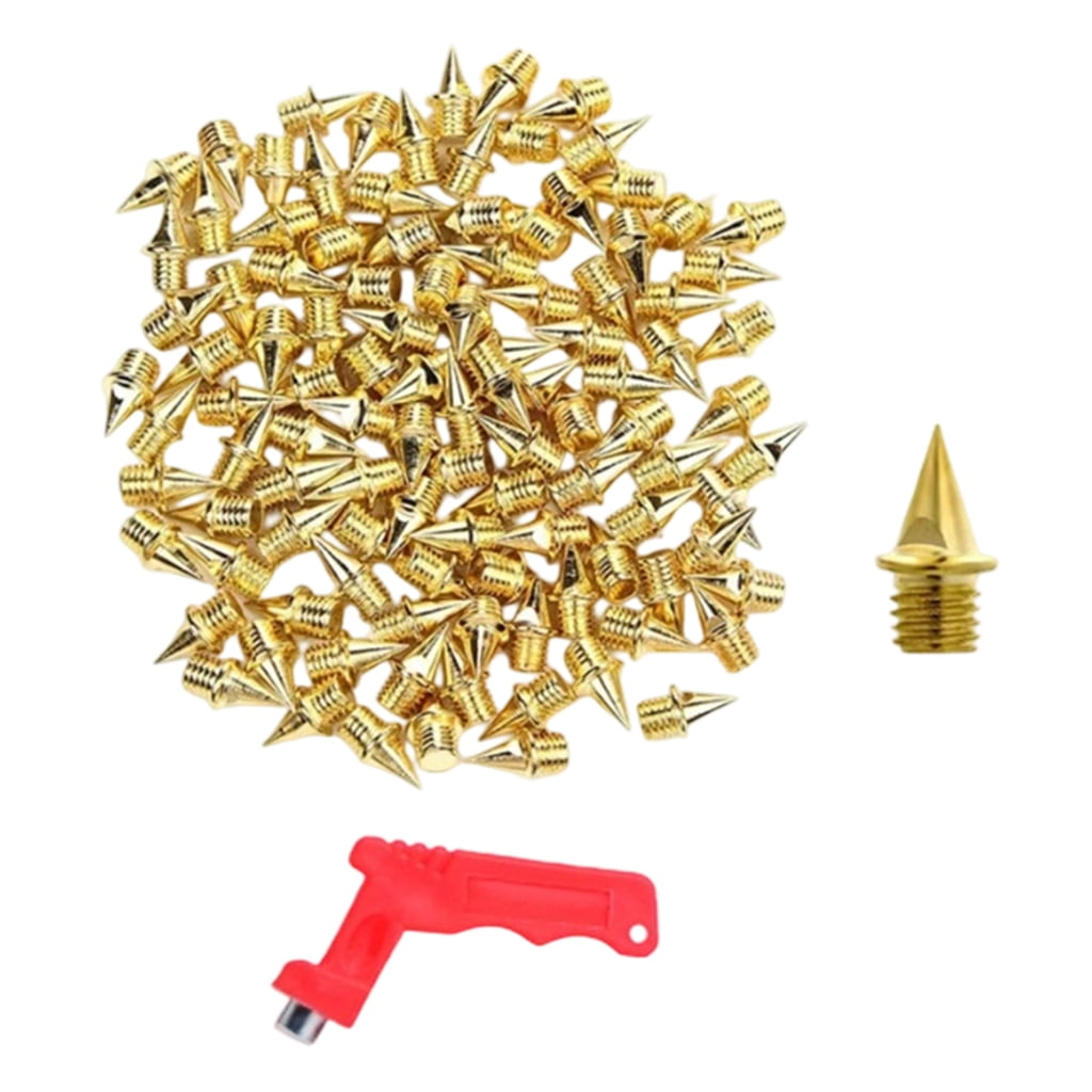 120Pcs 1/4Inch Track Spikes with Spikes Wrench for Track Shoes ...