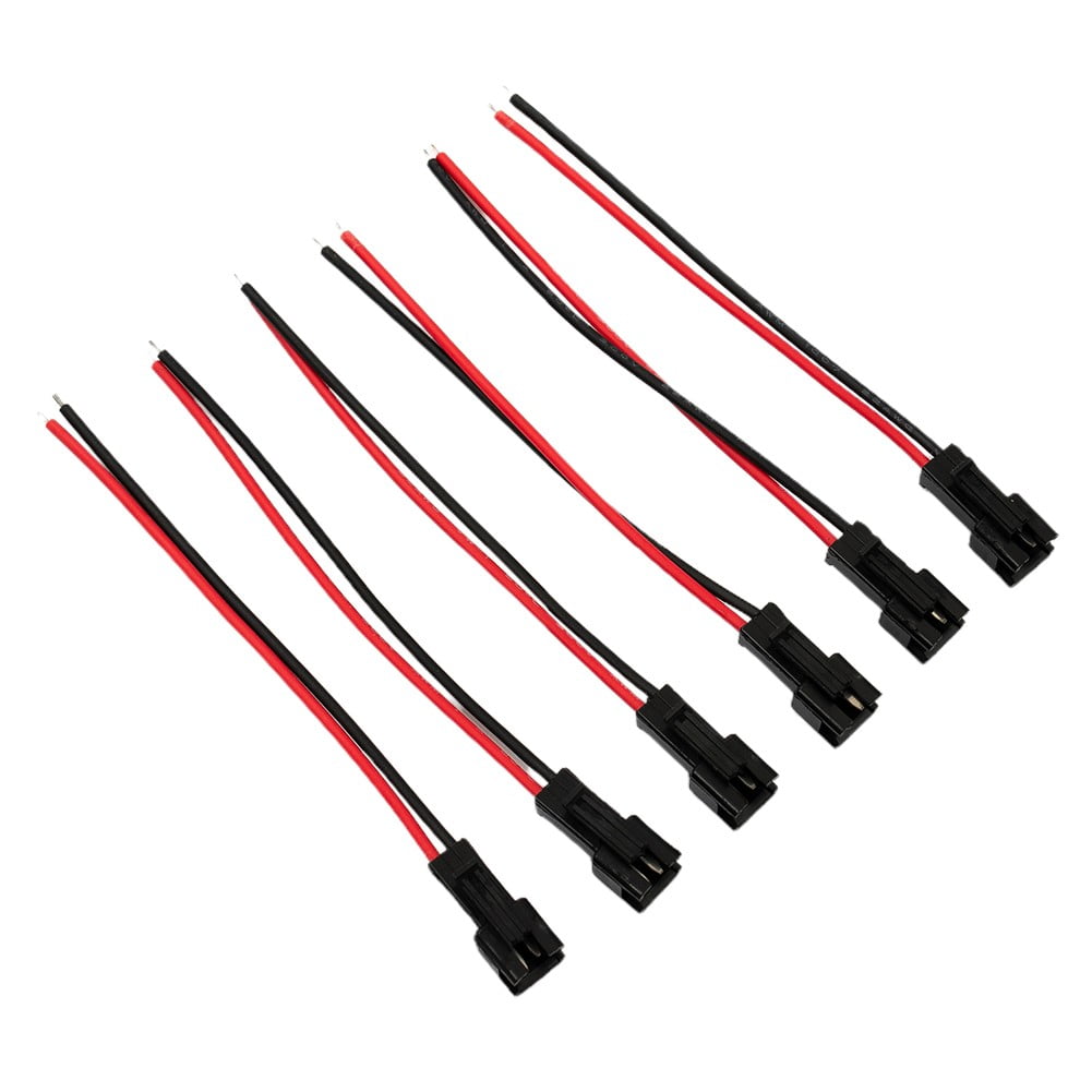 120Pcs 2Pin Sm Connector Terminal Male Female Wire Connector Adapter ...