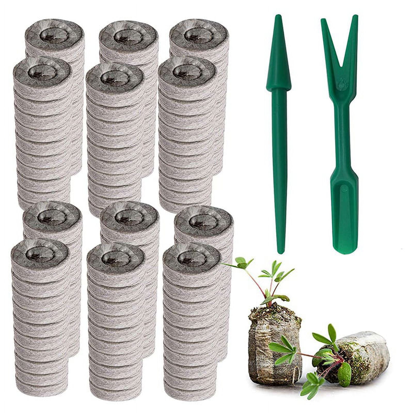 120Pcs 30mm Peat Soil Plant Plugs Pallet Seedling Soil Block, Seed ...