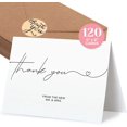 120Pcs 4×6 Inch Wedding Thank You Cards with Envelopes & Stickers ...