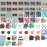 120Pcs 60 Styles Mixed Pendants Geometric Charms with Platinum Plated ...