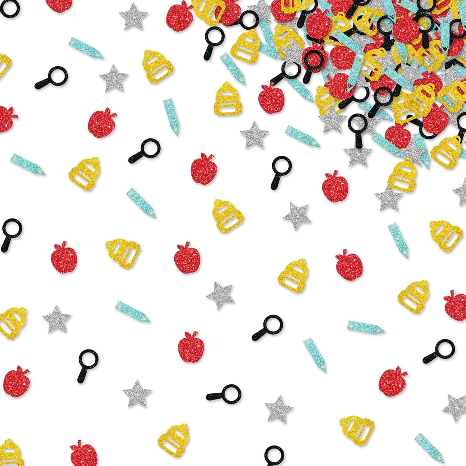 120Pcs Back to School Confetti, First Day of School Table Confetti ...