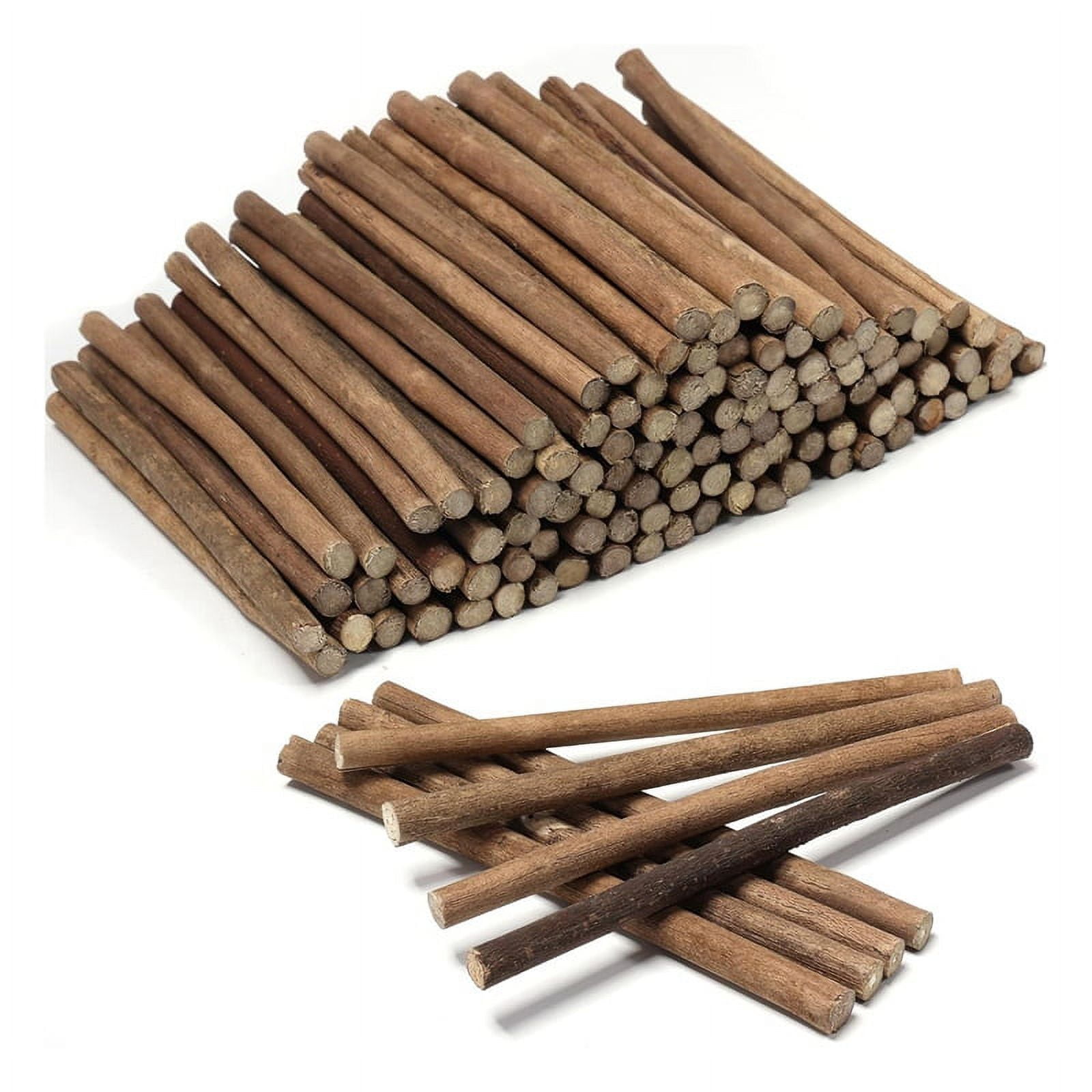 120Pcs Craft Sticks,6 Inch Long Wood Sticks for Crafts,for Decoration ...