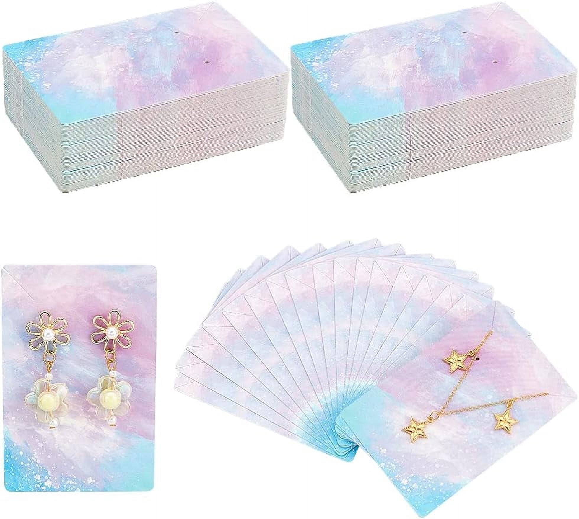 120Pcs Necklace Earring Display Cards Starry Sky Pattern for Selling 2 ...