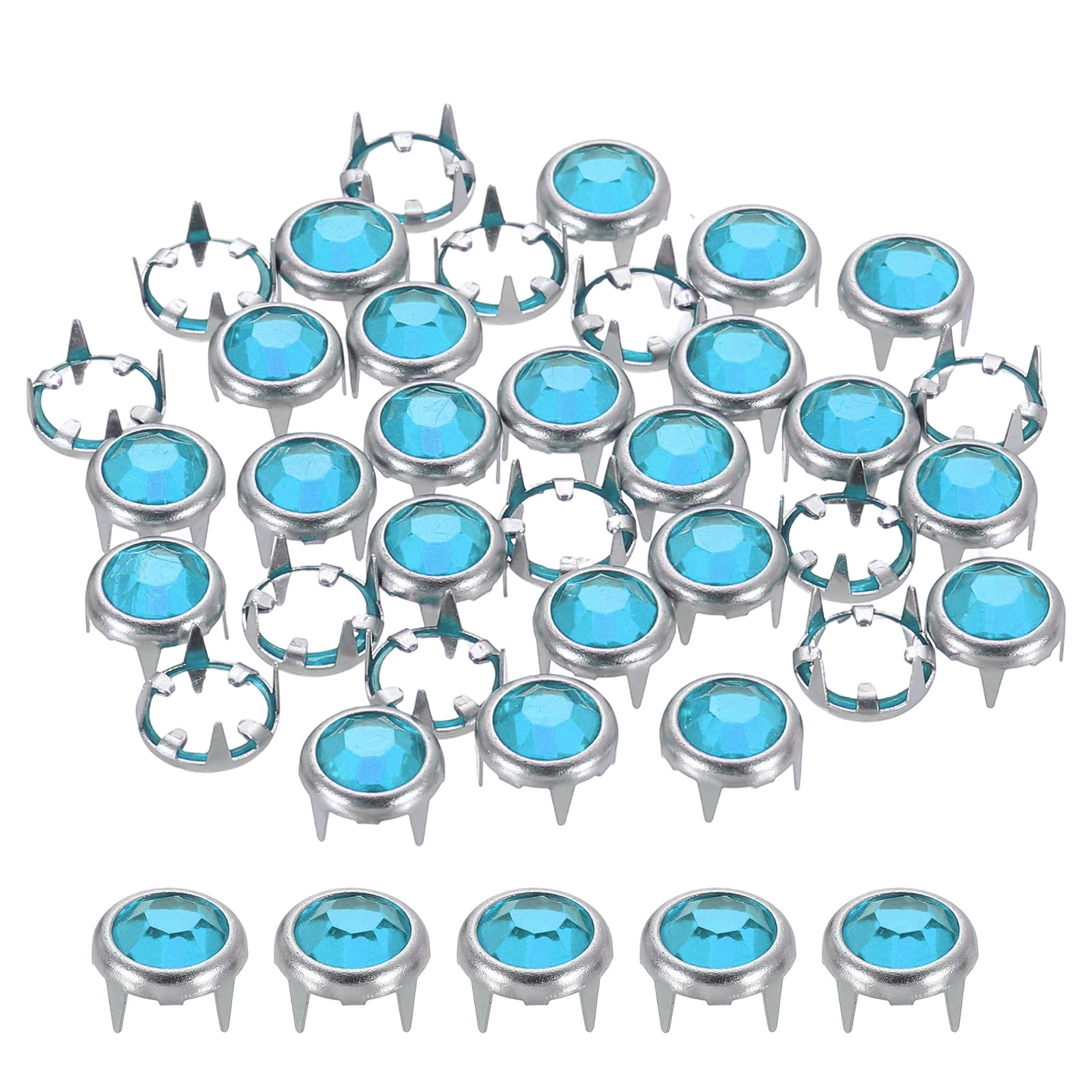 120Pcs Rhinestone Stud Refills, 5.5mm/0.22" Rhinestone Claw Beads ...