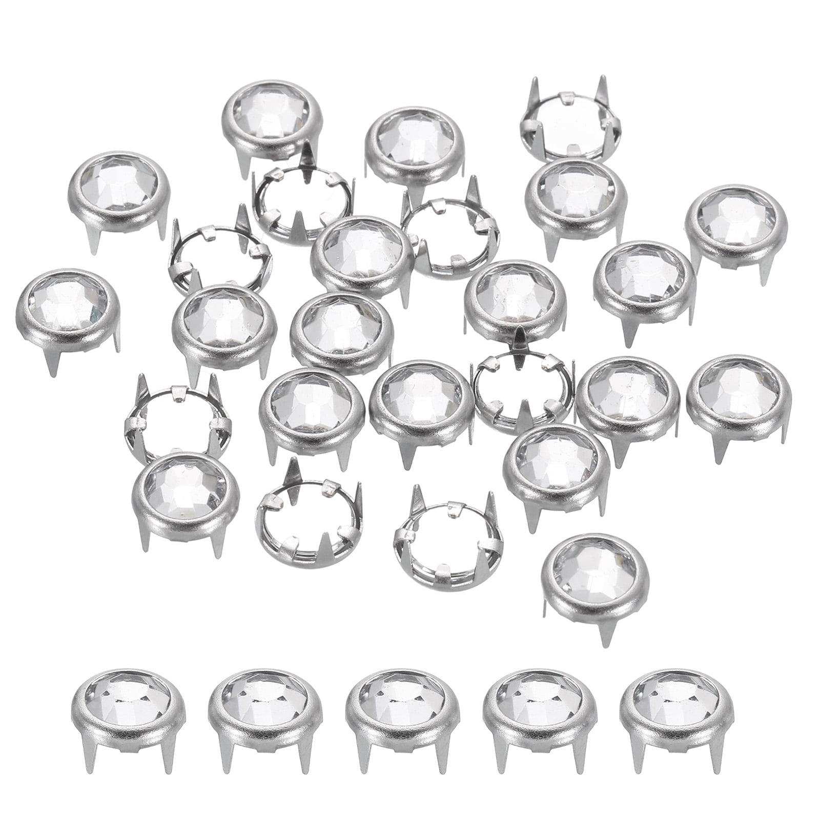 120Pcs Rhinestone Stud Refills, 5.5mm/0.22" Rhinestone Claw Beads ...