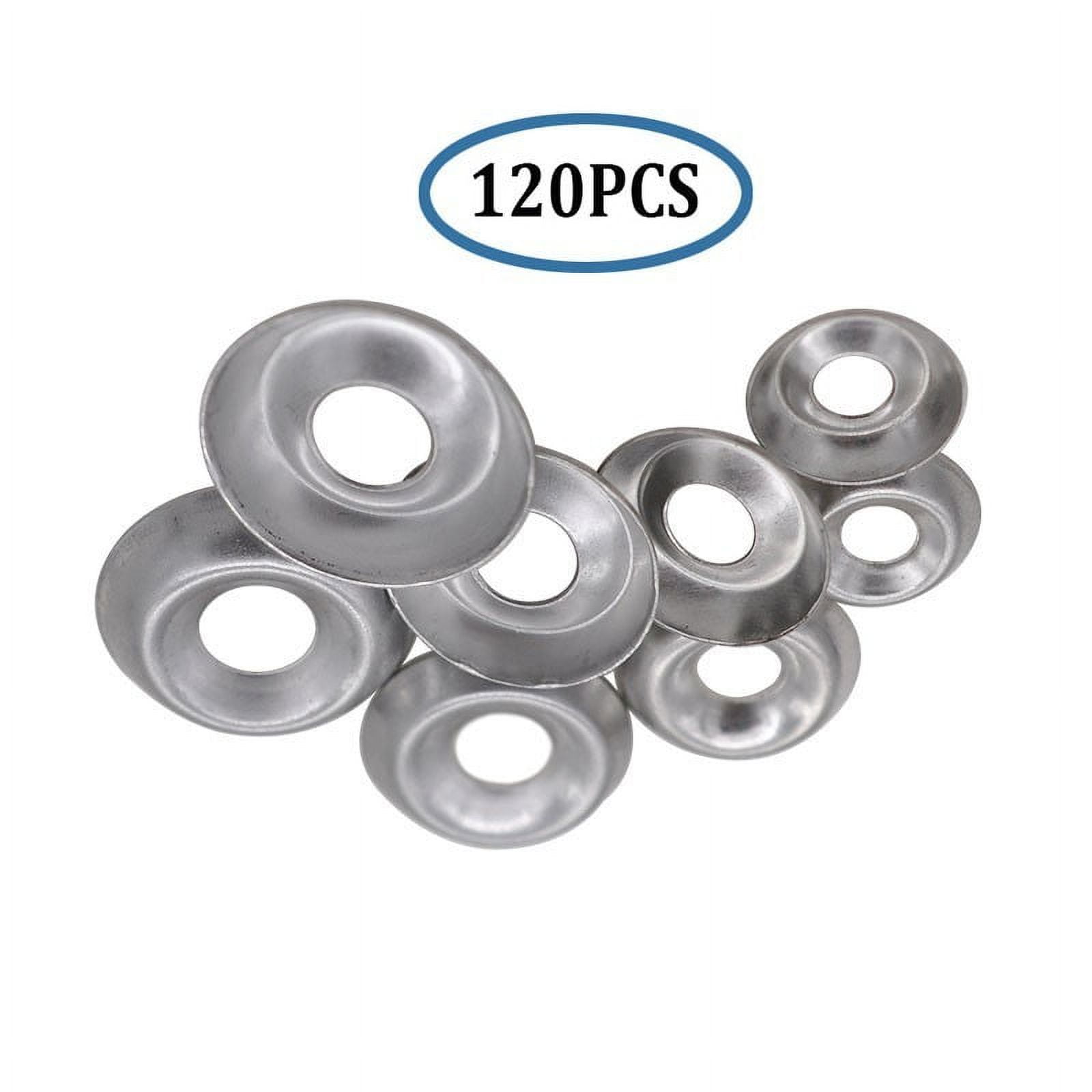 120Pcs Stainless Steel For A2 Screw Cup Finishing Washers - For ...