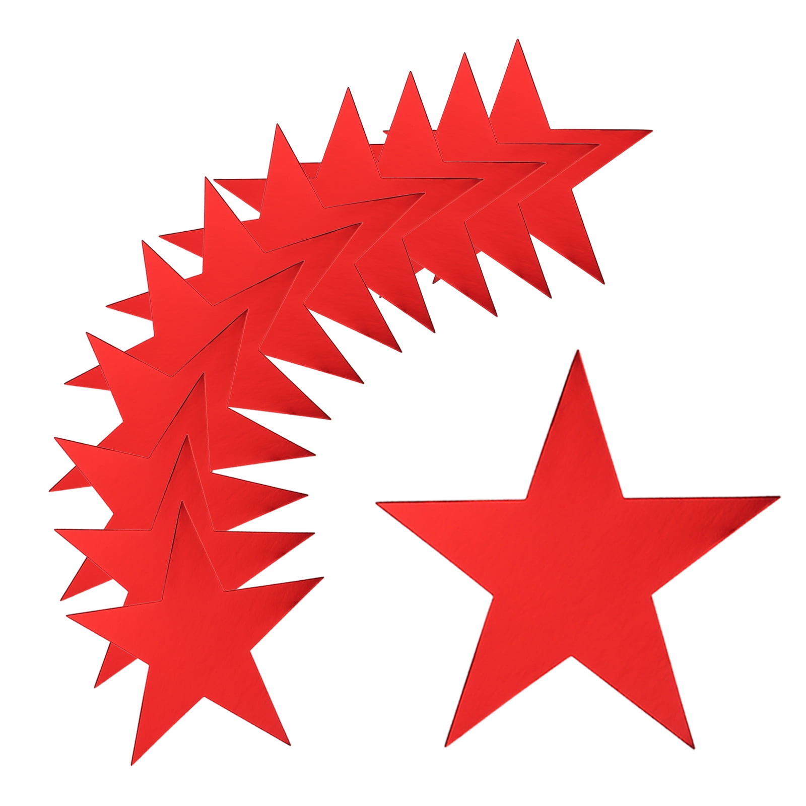 120Pcs Star Cutouts Paper Five Star Confetti Cutouts for Birthday Party ...