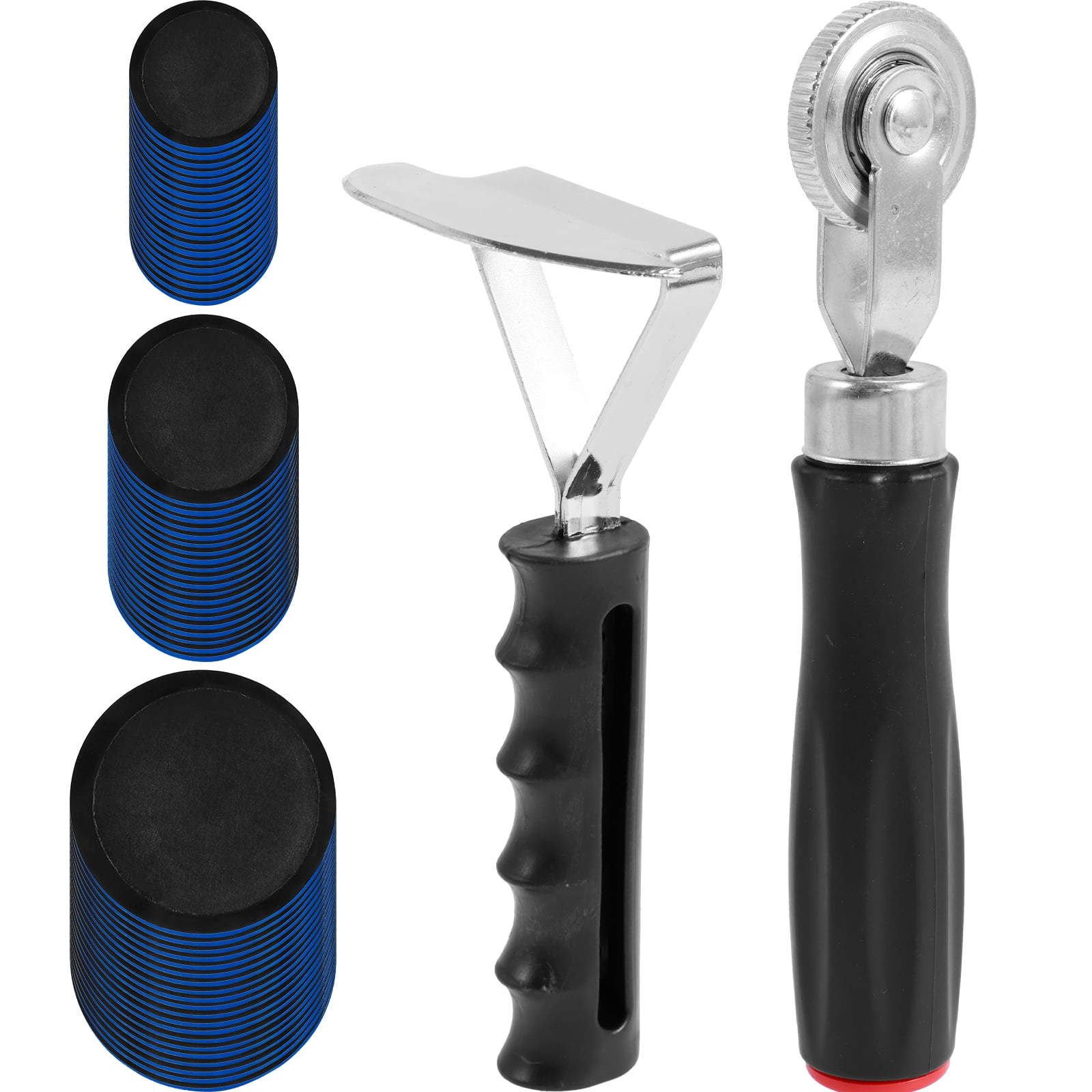 120Pcs Tire Patch Kit 32/42/58mm Tire Rubber Repair Patch Kit with ...