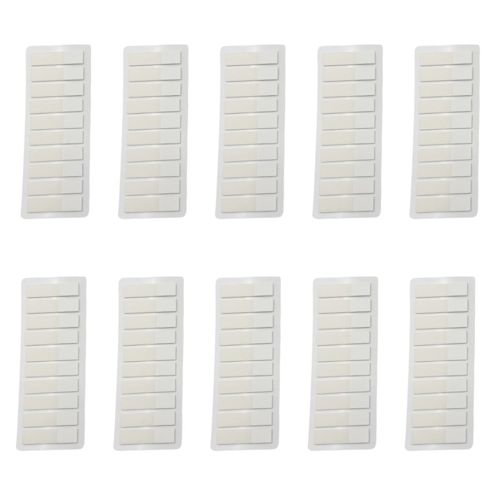 120Pcs White Clear PET Label Repositionable Writable Page Marker ...