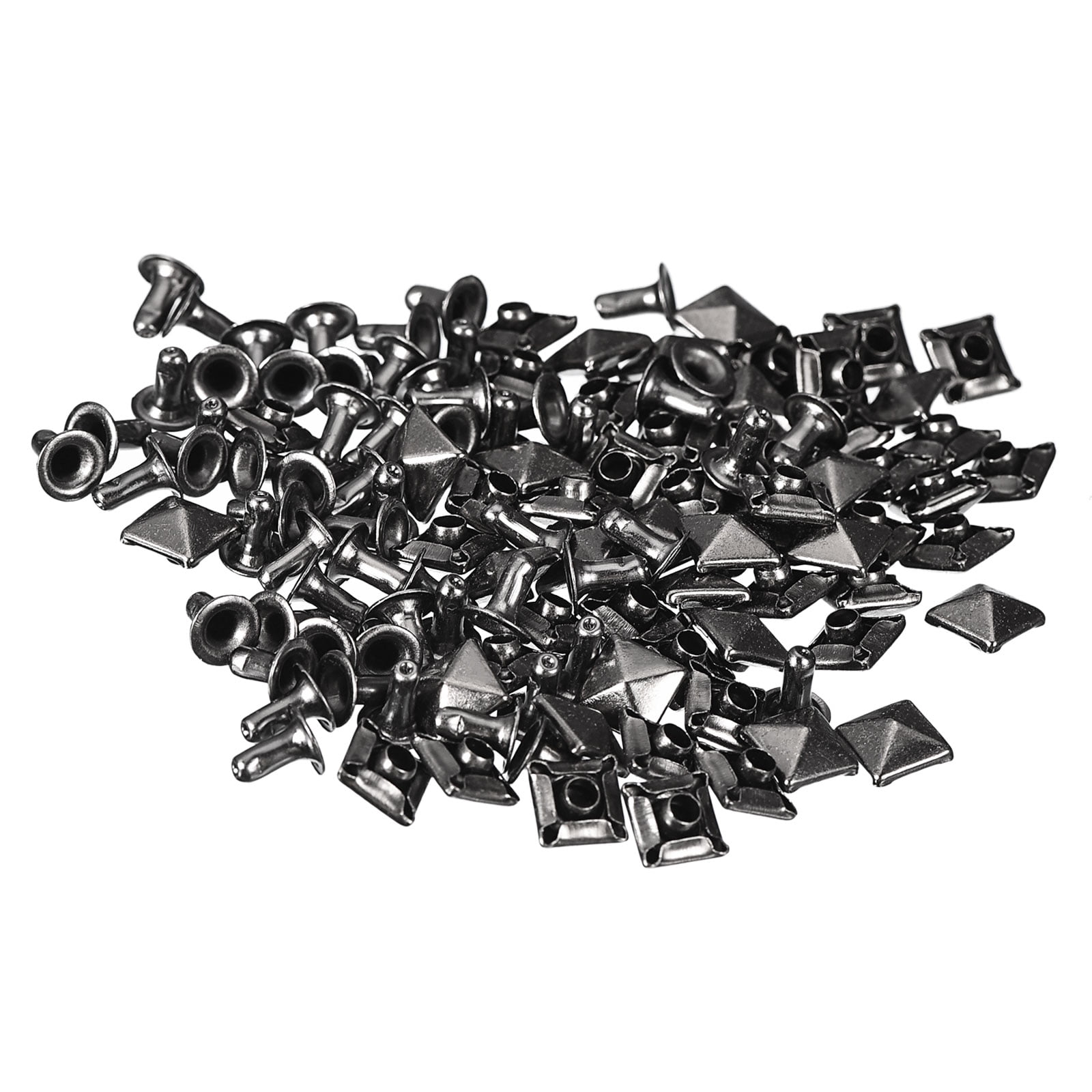 120Sets Spike Rivet, 6mm Cone Rapid Rivet Nailhead Studs Copper Punk ...