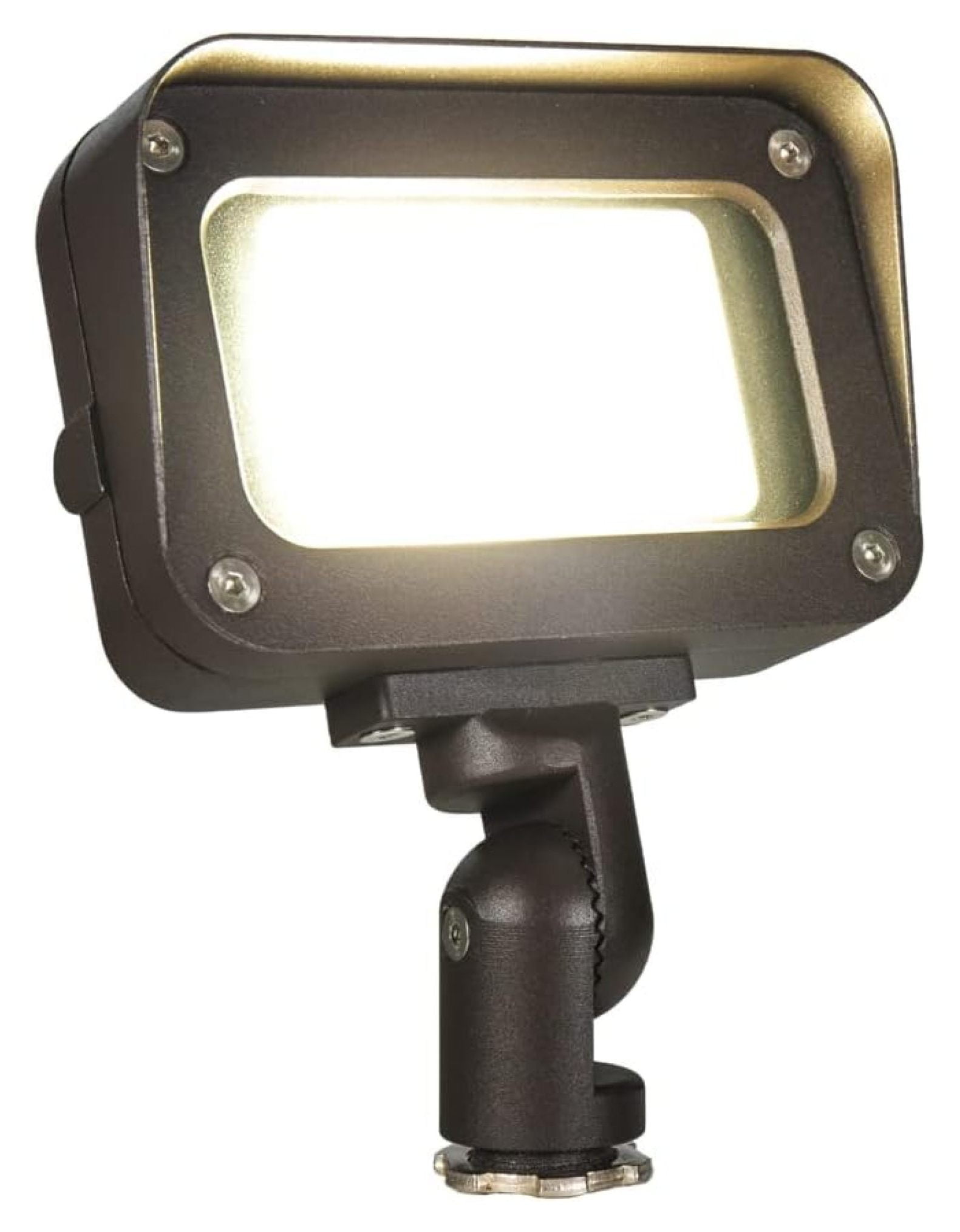 120V 10W 4000K Bronze Aluminum LED Flood Light (1200 Lumens) with ...