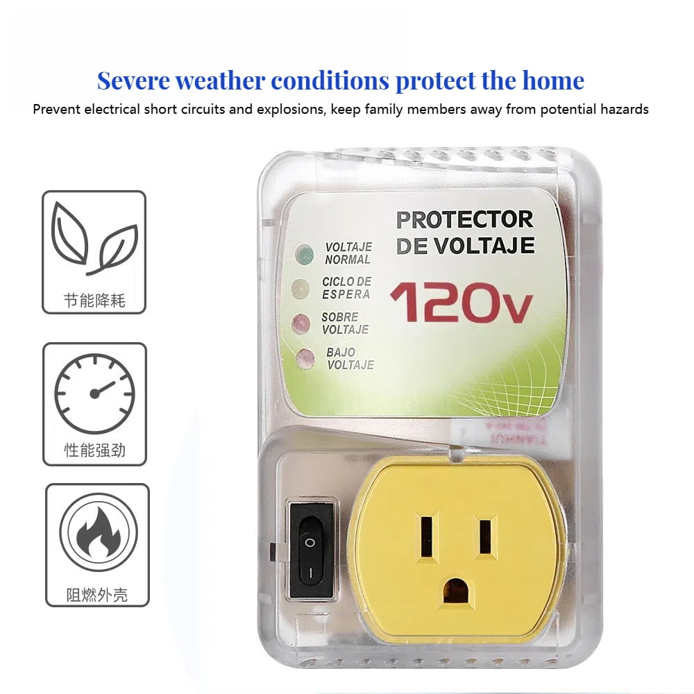 120V American voltage protector surge protector refrigerator protector ...