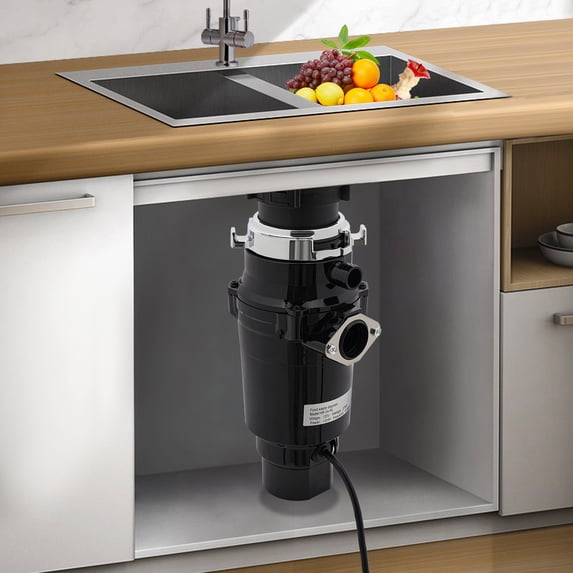 120V Black Feed Garbage Disposer, Food Waste Garbage Disposal, Garbage ...