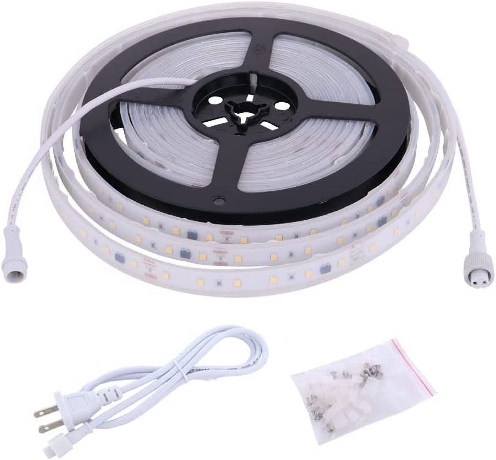 120V Dimmable LED Strip Light, Work with Smart Plug, Waterproof IP65 ...