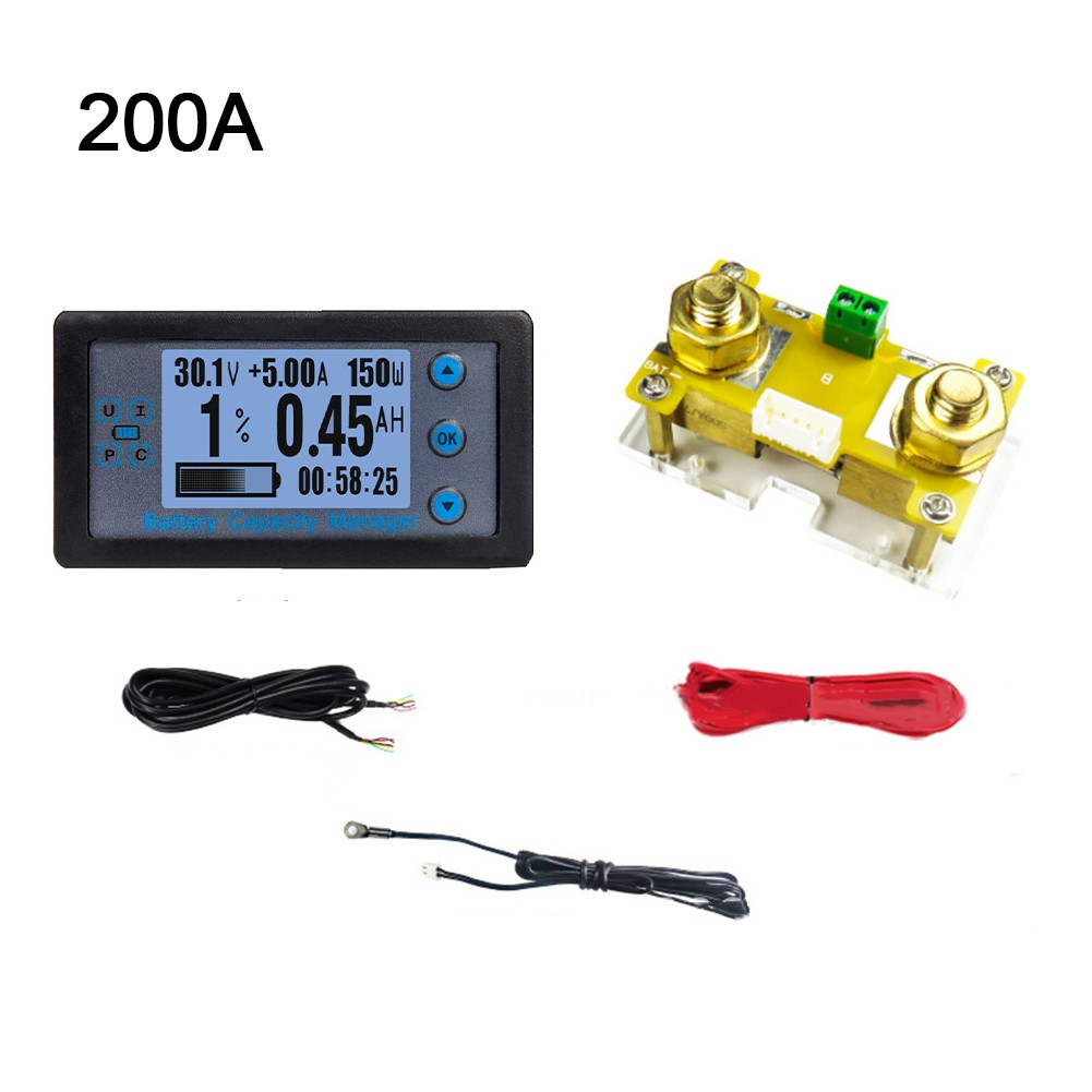 120v Precision Va9210 Lcd Volt And Amp Capacity Meter For Electric Vehicles And
