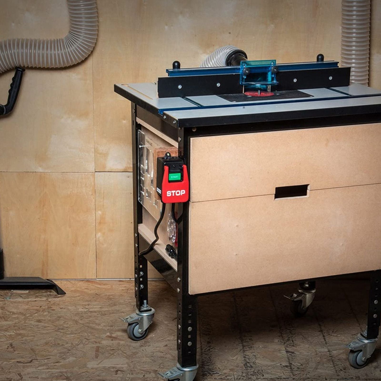 120V Single Phase on/Off Switch,Router Table Switch with Stop Sign ...