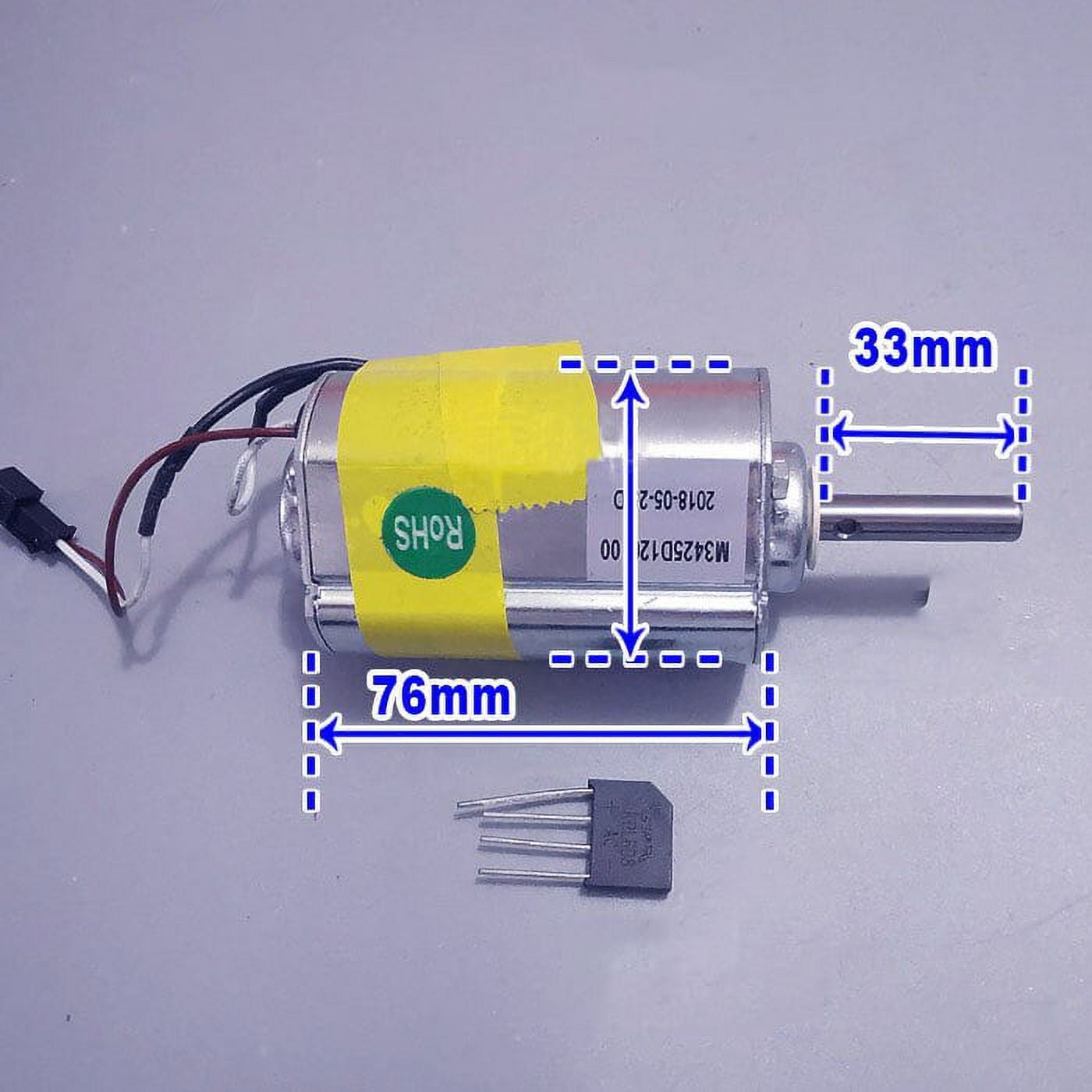 120V Volt DC Motor Mini Electric Motors Permanent Magnet Motor DIY ...
