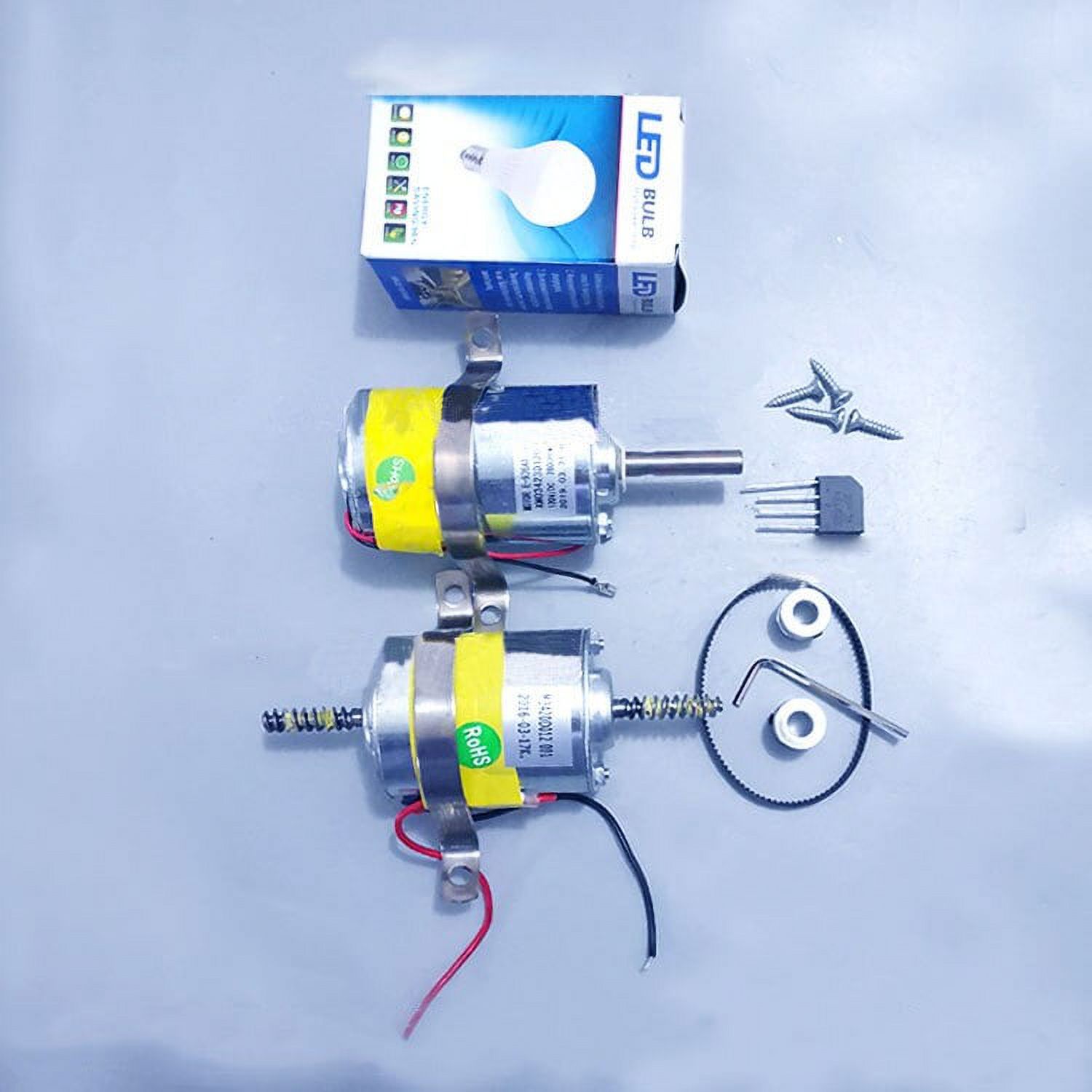 120V Volt DC Motor Mini Electric Motors Permanent Magnet Motor DIY ...