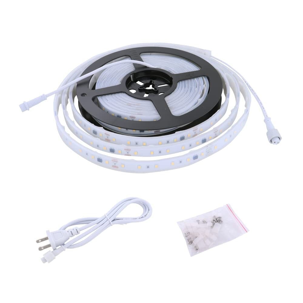 120V dimmable LED strip, 2000K amber yellow color, dimmable via wall ...