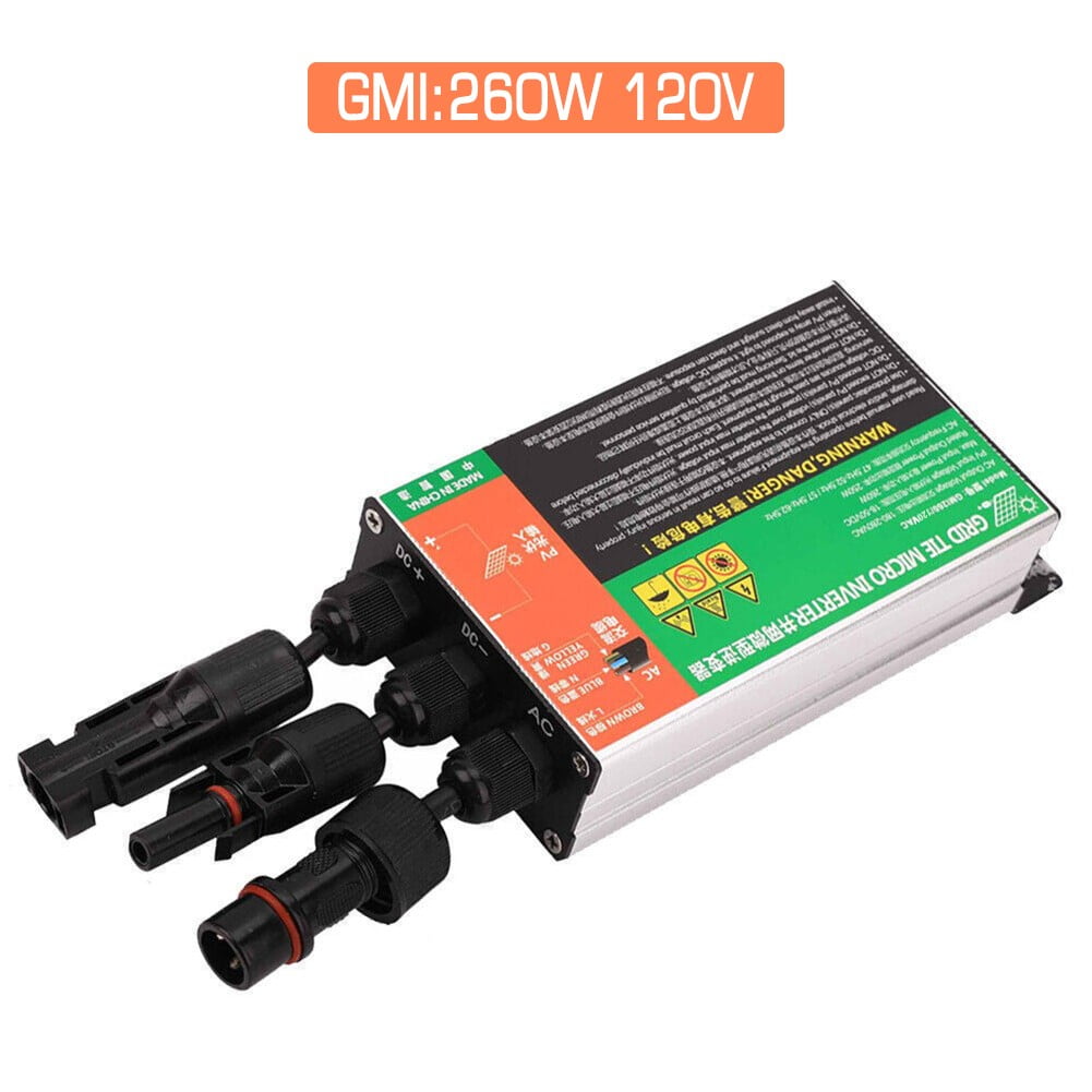 120W-300W Solar Microinverter Mppt Grid Tie Pure Sine Wave Inverter ...