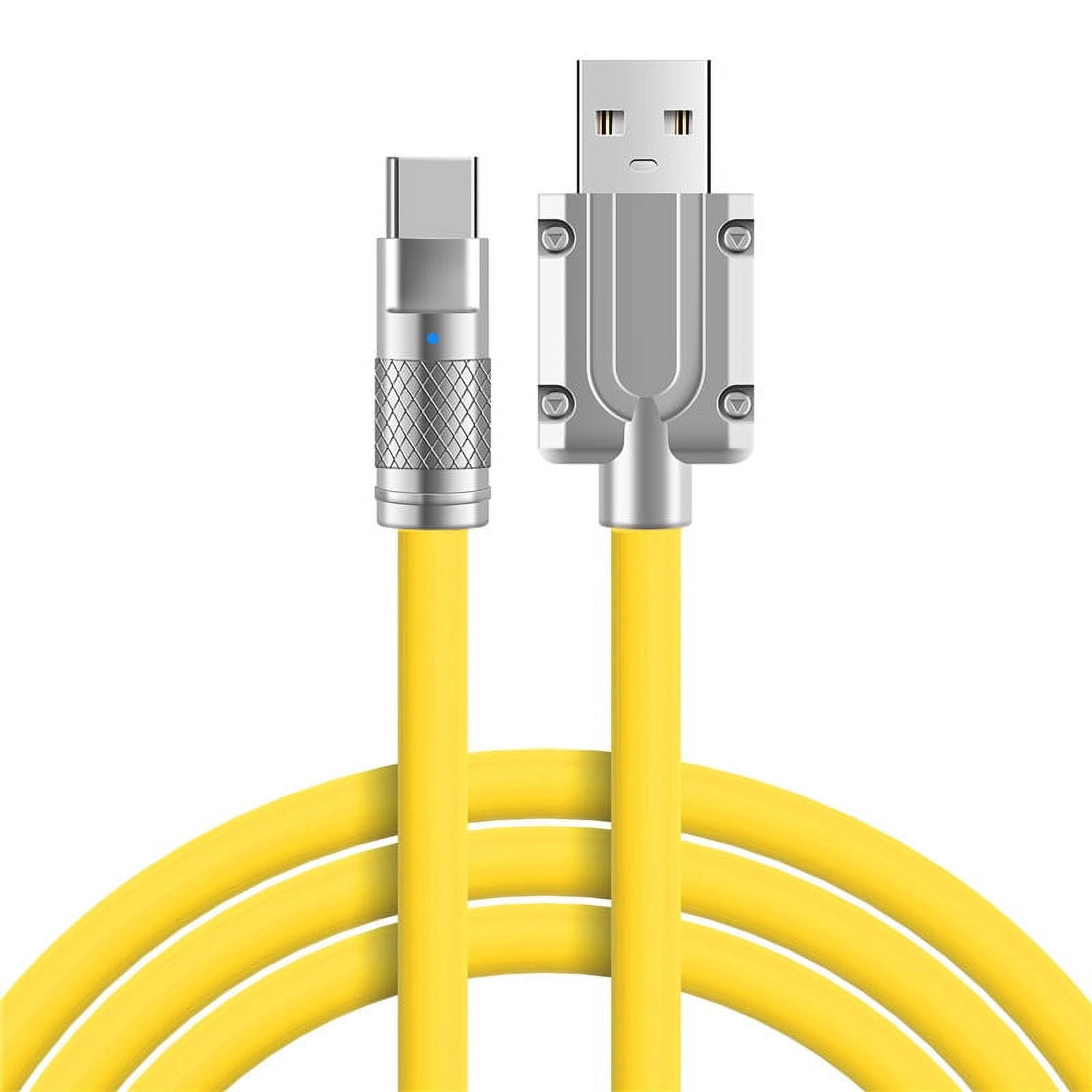 120W 7A USB Type C Cable Super Fast Charging Wire Liquid Silicone Type ...