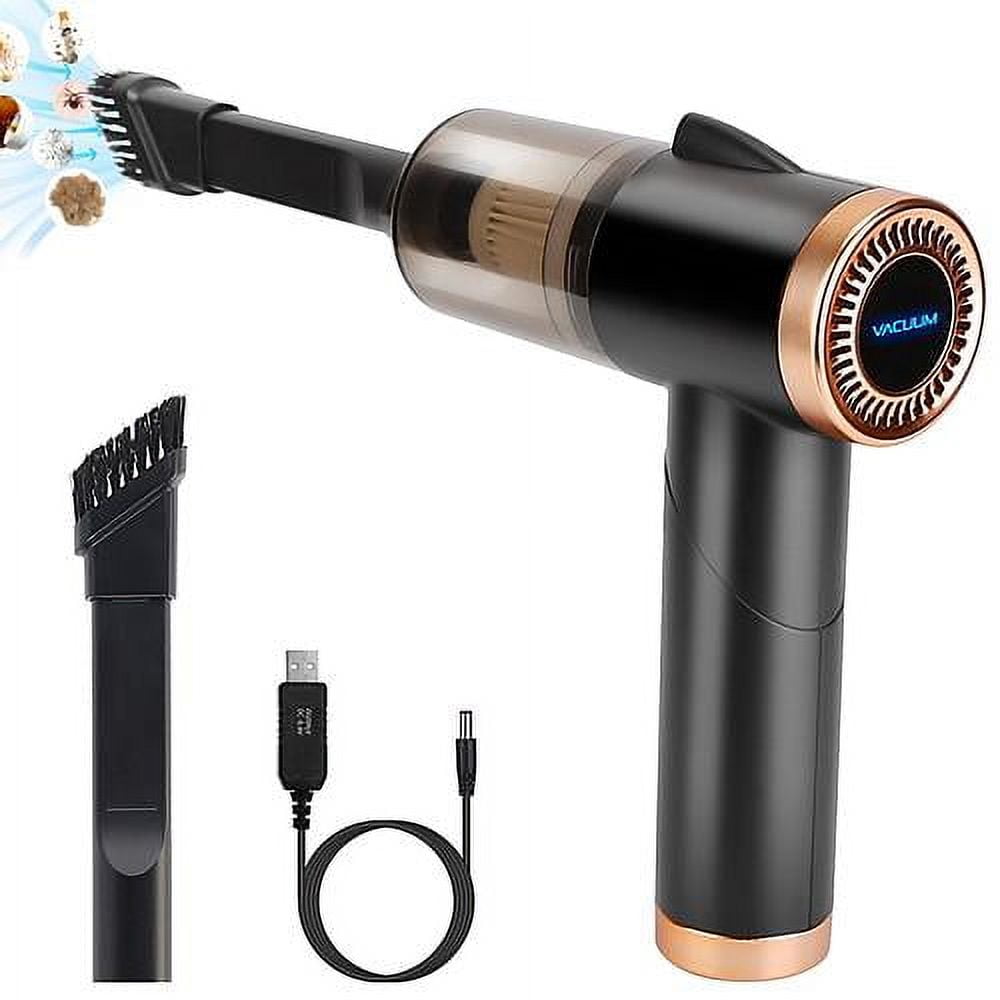 120W 9000PA Cordless Handheld Vacuum Cleaner w/ Searchlight Portable ...