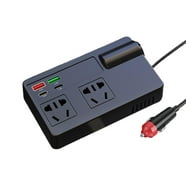 Ever Start Vehicle Power Inverter 100W with Dual USB Ports 12V DC ...