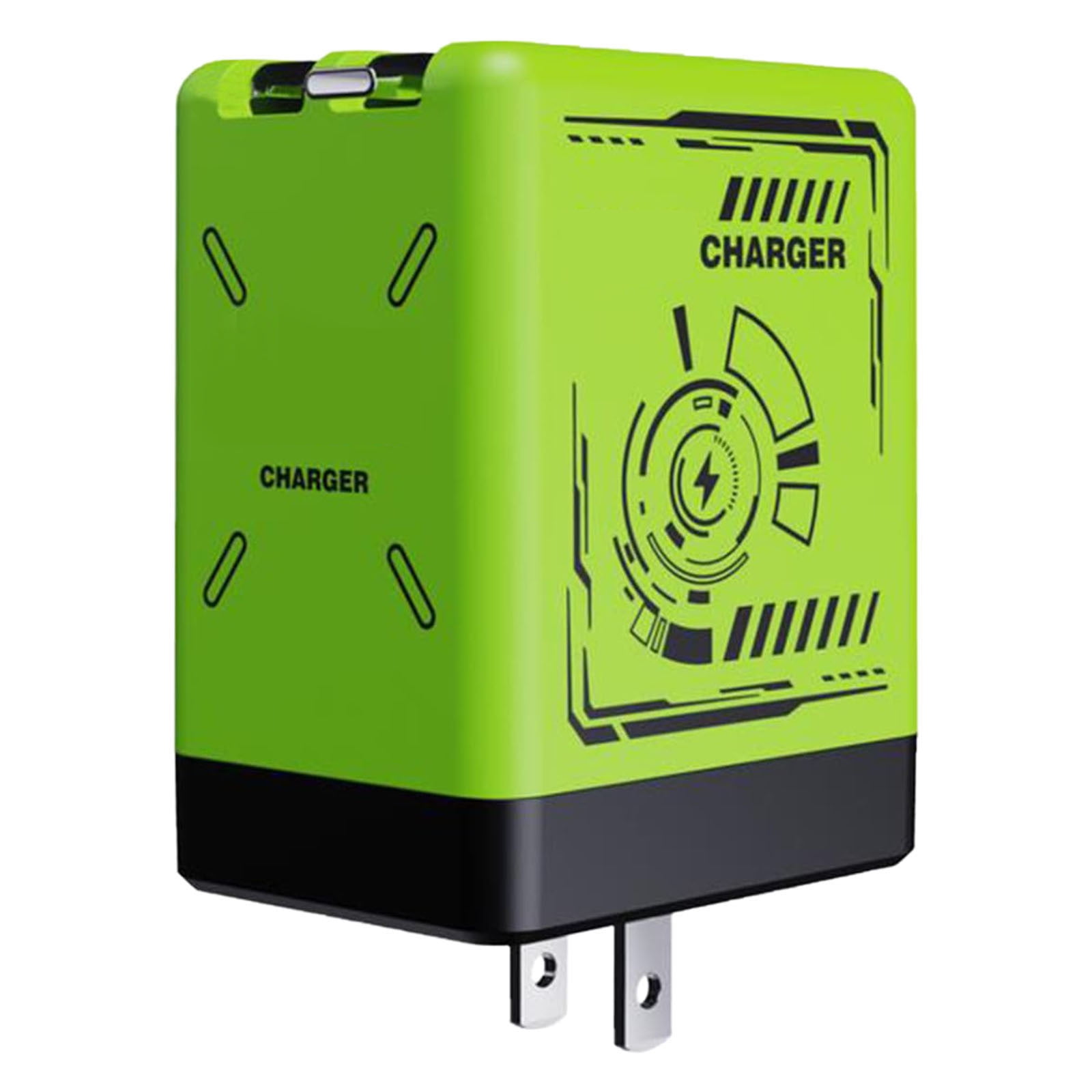 120W Compatible Fast Retractable Wall Charger, All-in-One Foldable Plug ...