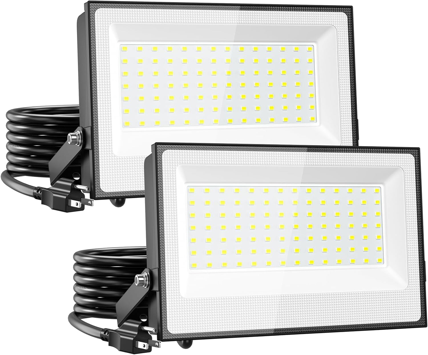 120W Flood Lights Outdoor, 12000lm Bright LED Work Light with Plug ...