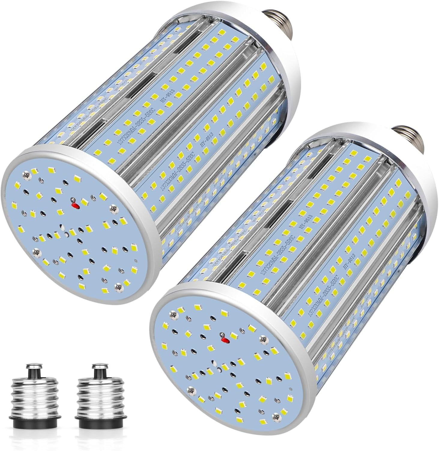 120W LED Corn Bulb 2 Pack, 14400 Lumens Super Bright Light, 5000K ...