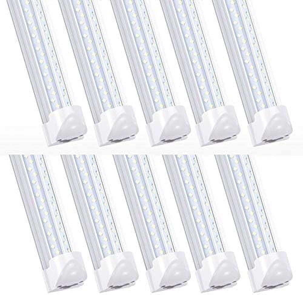 120W Linkable Shop Lights Fixture, T8 Integrated 8ft Led Light Bulbs, V ...