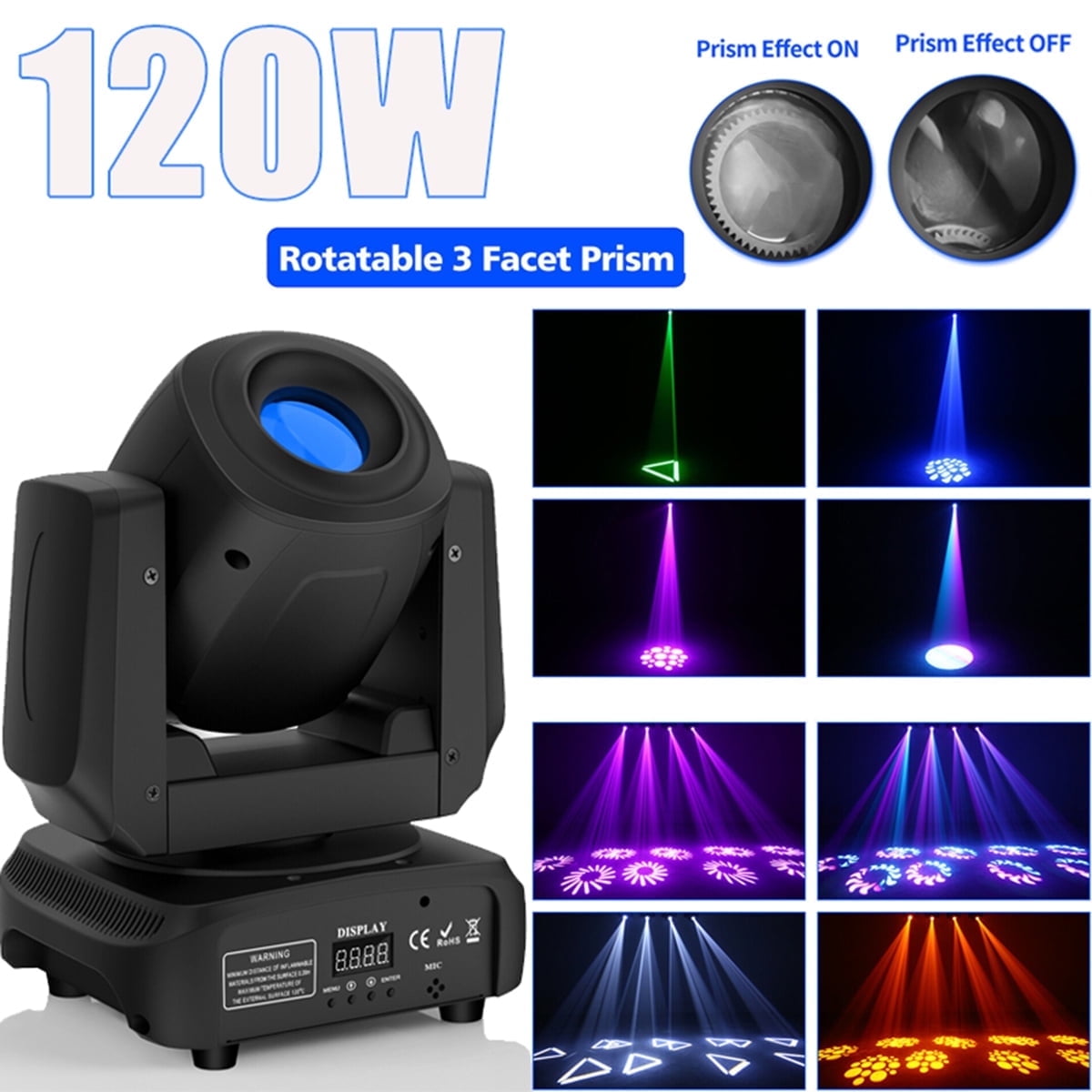 120W Moving Head Light RGBW DMX Gobo LED Stage Light Spotlight Light ...