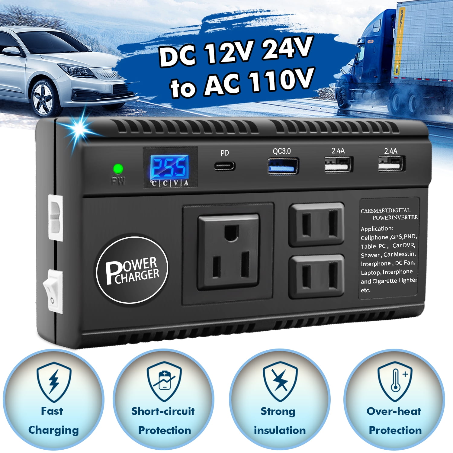 Power Inverters - Walmart.com