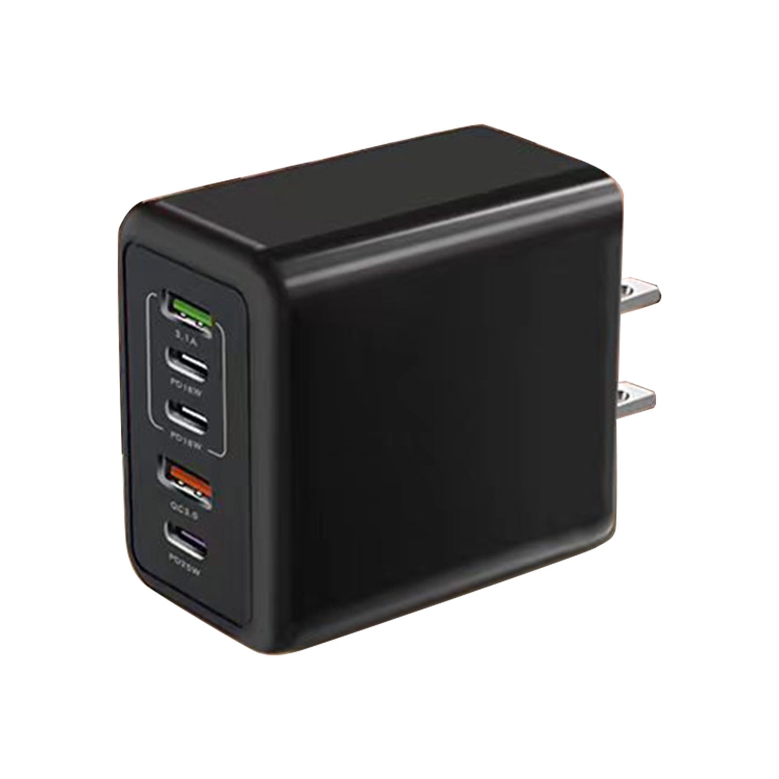 120W USB C Charger Cube, 1-Pack Wall Plug Fast Charging Block, 5-Port ...