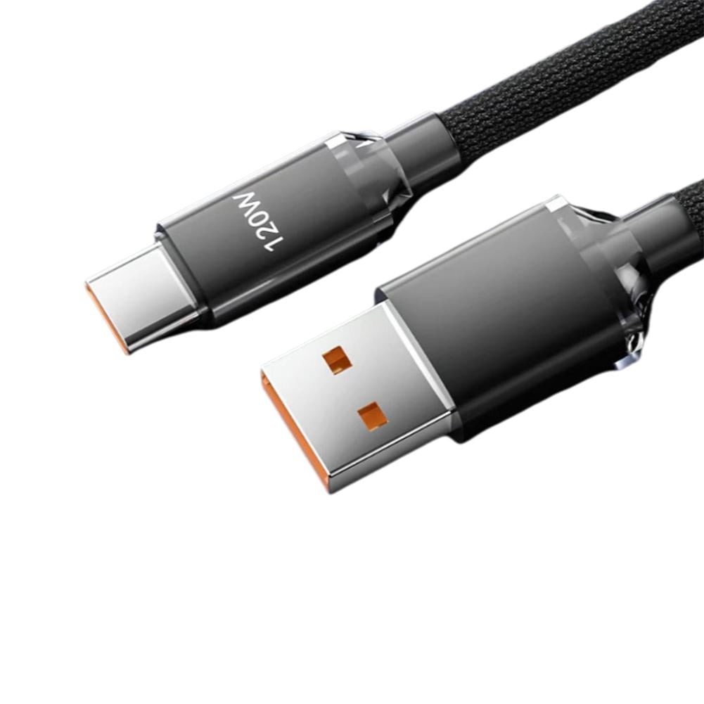 120W USB C to Type C Charger Cable Fast Charge Charging Lead Laptop ...