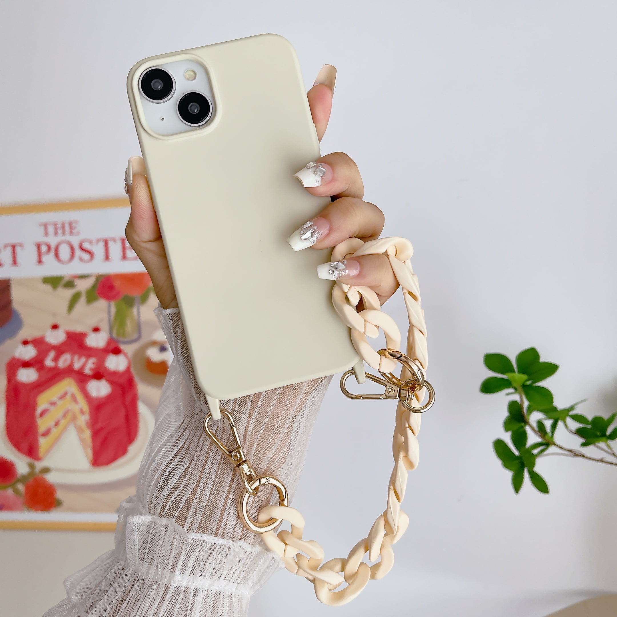 120cm Bevel Design Phone Strap Colorful Portable Acrylic Cell For ...