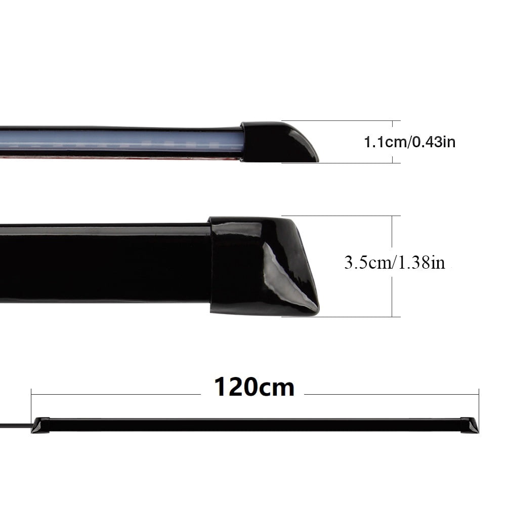 120cm Car Led Spoiler Light Third Brake Light Driving Turn Signal ...
