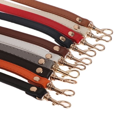 19.3" byhands Black Synthetic Leather Purse Handles / Bag Strap (32 ...
