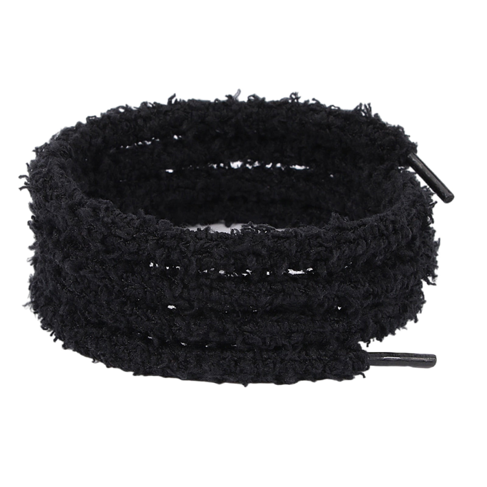 120cm Long Plush Polyester Shoelaces Soft Furry Shoe Lace Replaceable ...