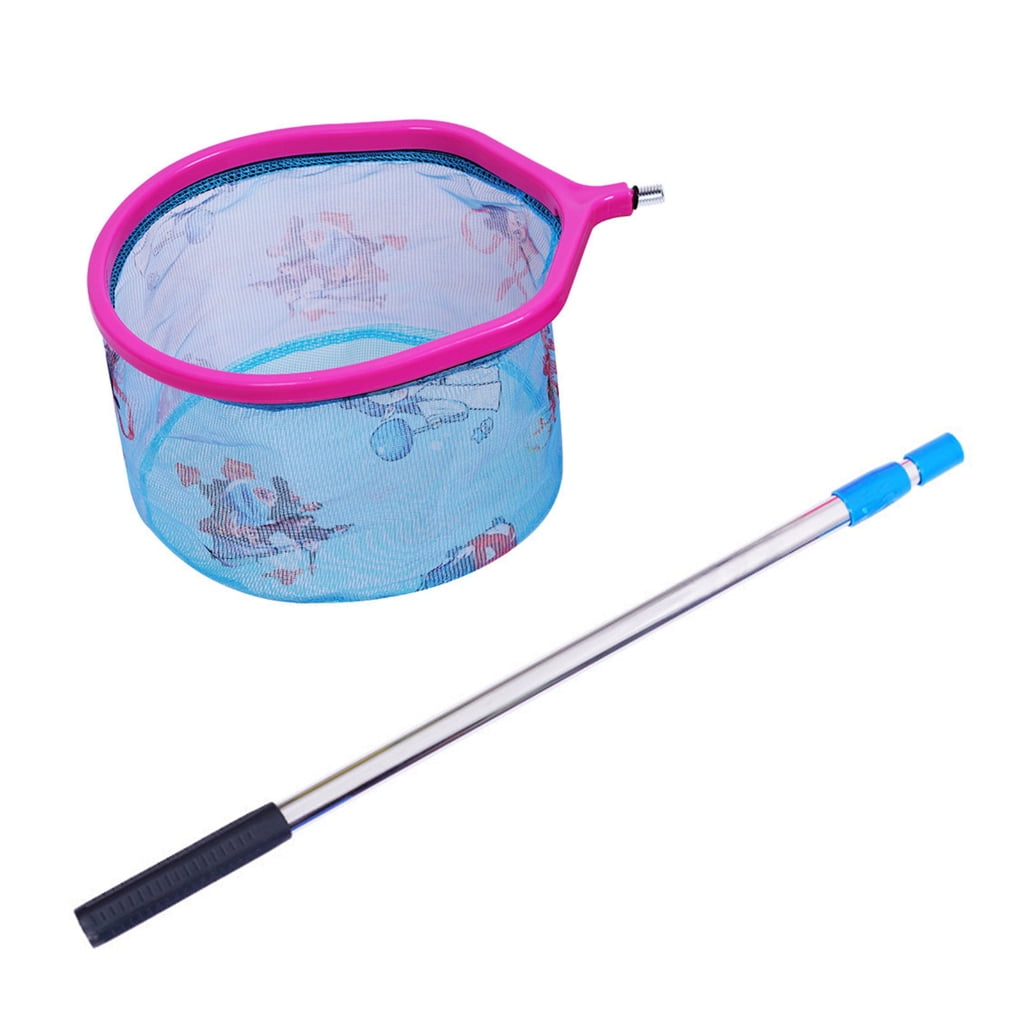 120cm Telescopic Rod Handle Landing Net for Safe Fish Catching ...