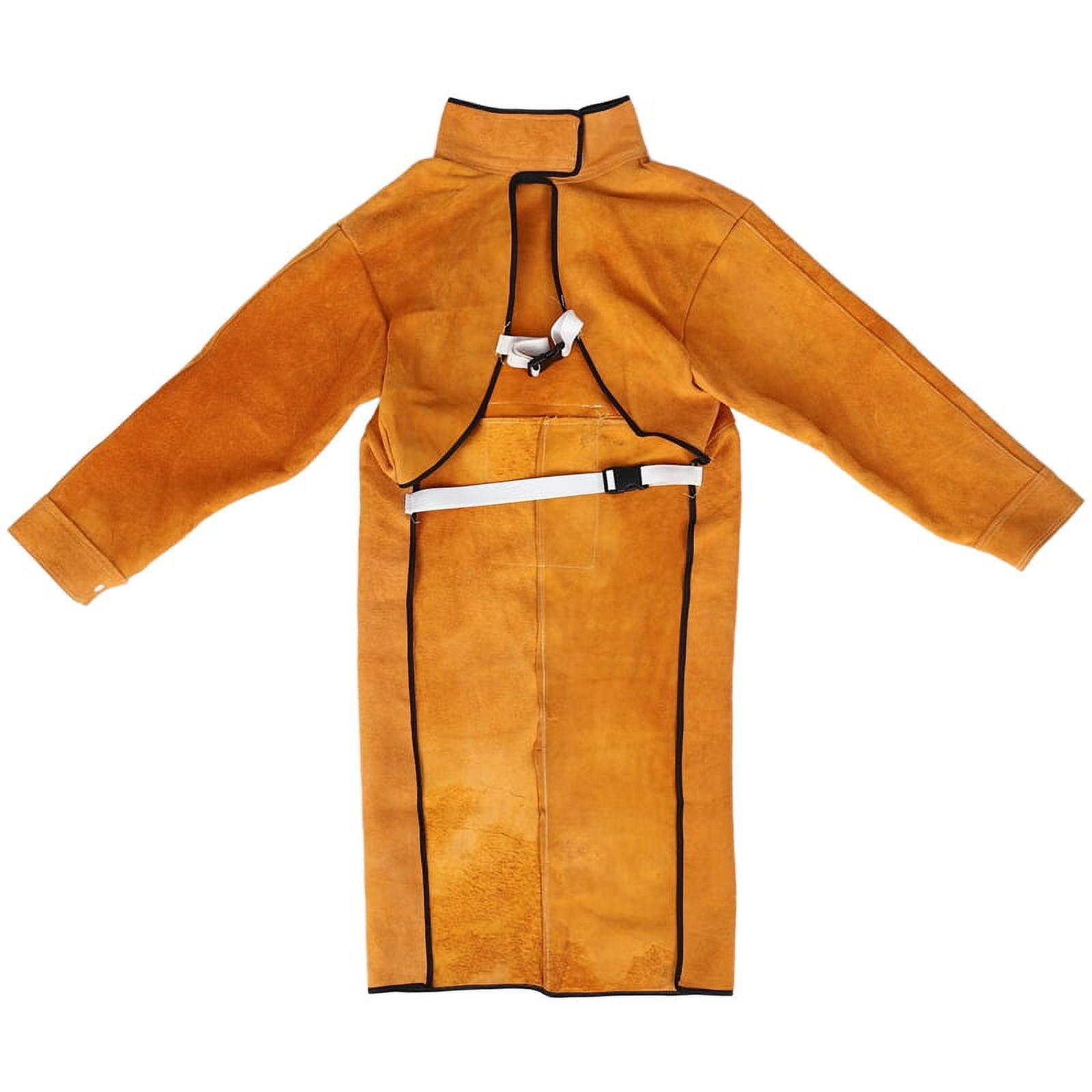 120cm Welding Apron Flame Retardant Long Sleeve Welder Protective ...