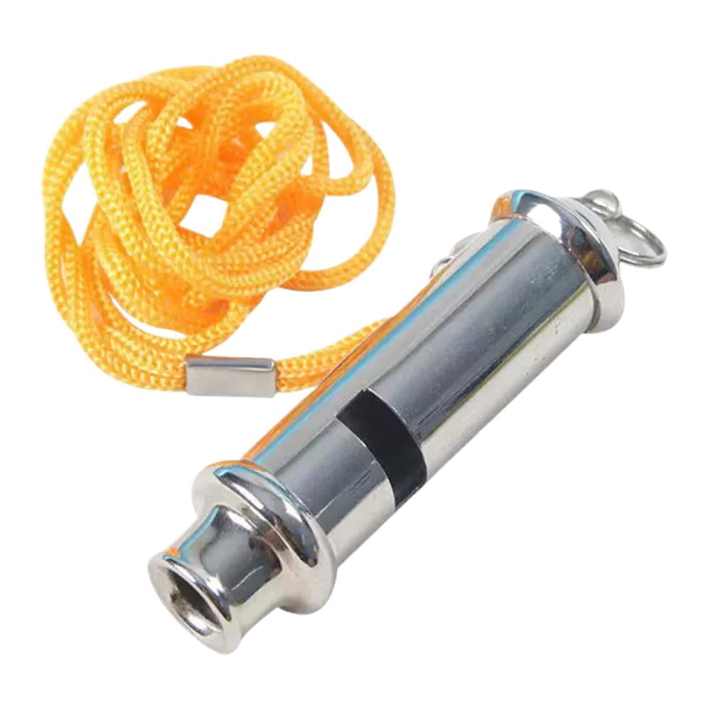 120dB Stainless Steel Emergency Whistle for Outdoor Survival, Hiking ...