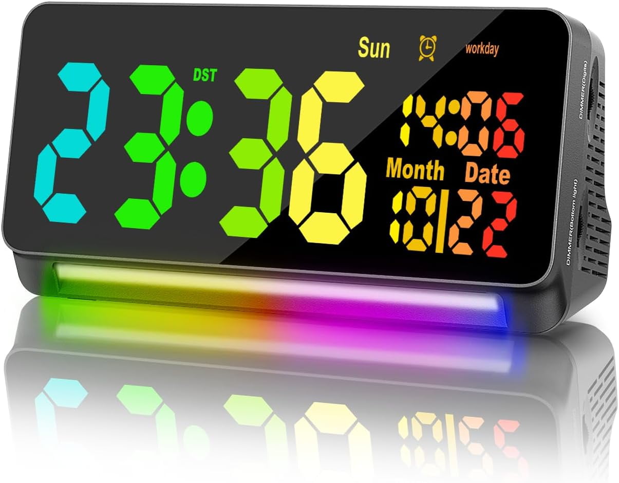 120db Super Loud Alarm Clocks for Heavy Sleepers adults , 15 Wake Up ...