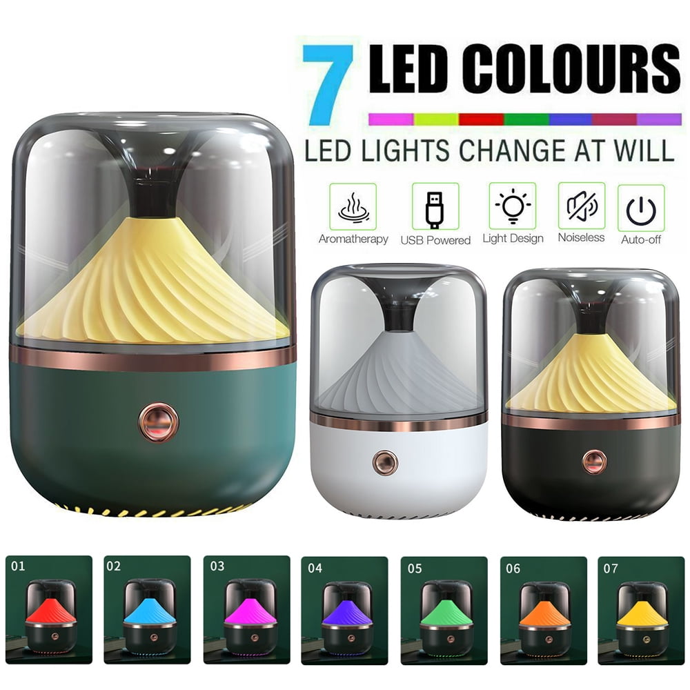 120ml Aroma Essential Oil Diffuse, with 7 Color Lights, 36dB Quiet ...