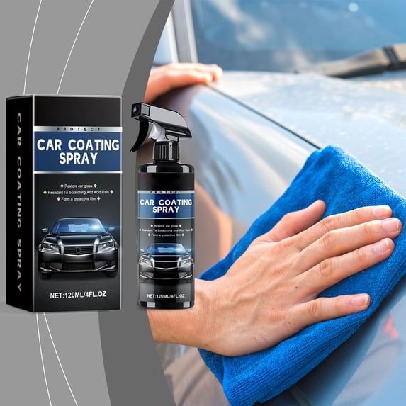 120ml Automotive Ceramic Glass Coating Spray, Rain Proof Bright Glass ...