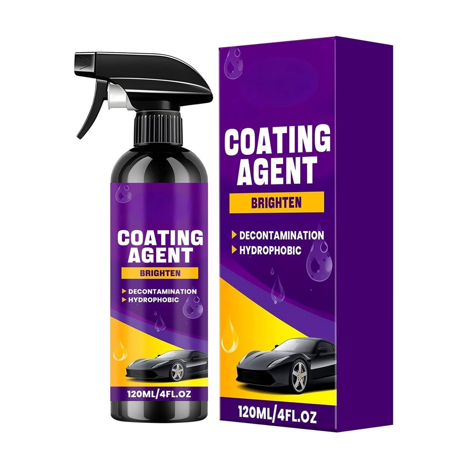 120ml Car Coating Sealant Auto Paint Surfaces Cleaner Dirt Removal ...