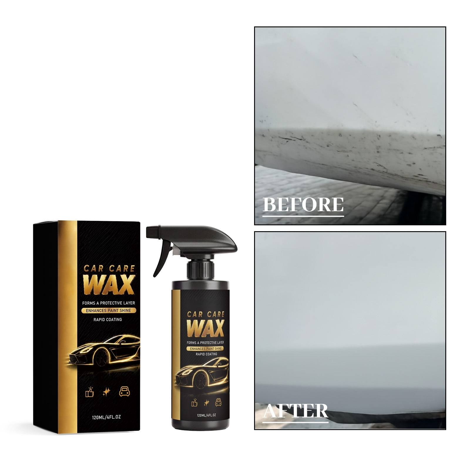 120ml Car Coating Spray For Auto Paint Cleaning And Refinishing, High ...